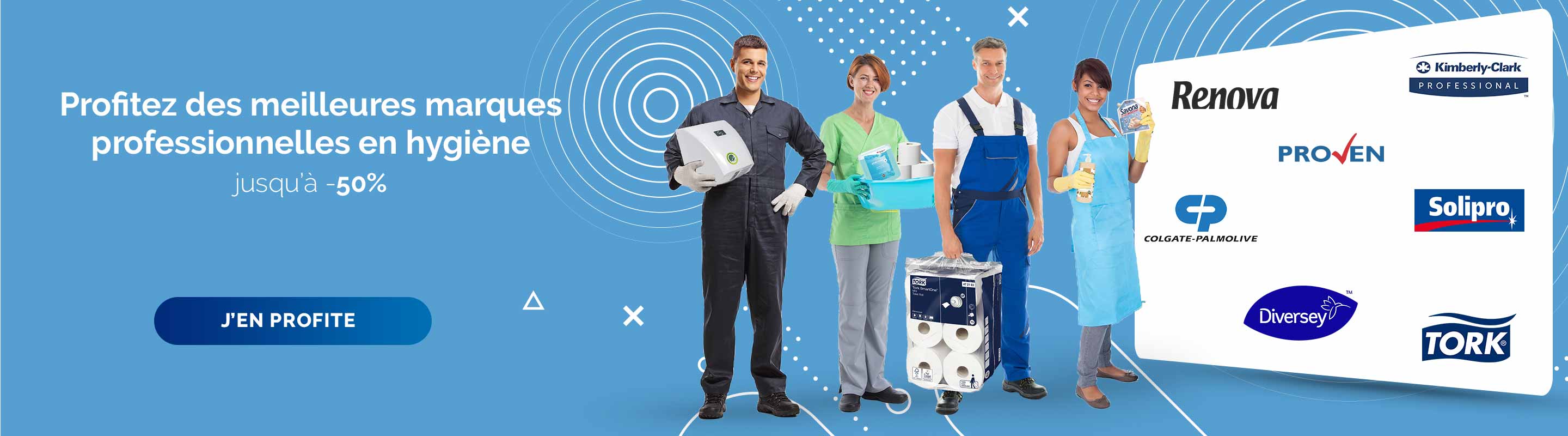 Bernard, votre fournisseur en produits d'entretien professionnels
