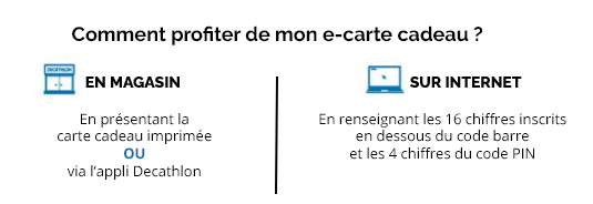 Votre e-carte cadeau DECATHLON