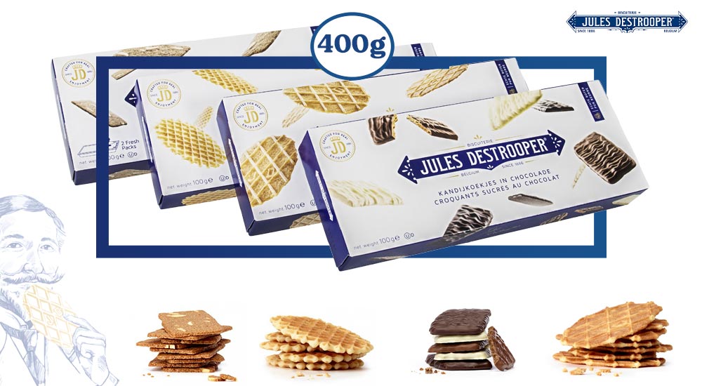 Votre assortiment de biscuits Jules Destrooper