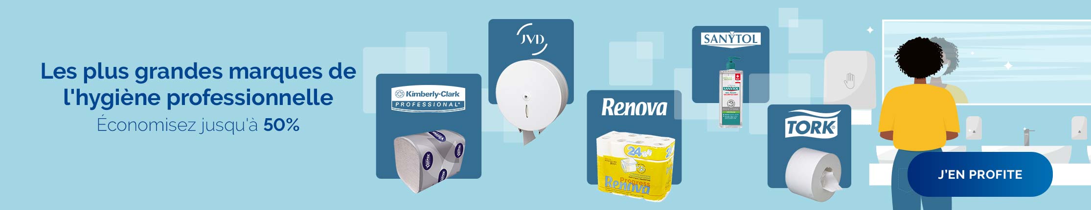 Papier toilette professionnel tous formats pour tout type d'entreprise